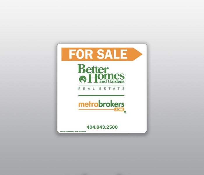 Condo Sign & Rider - Metro Brokers Supply