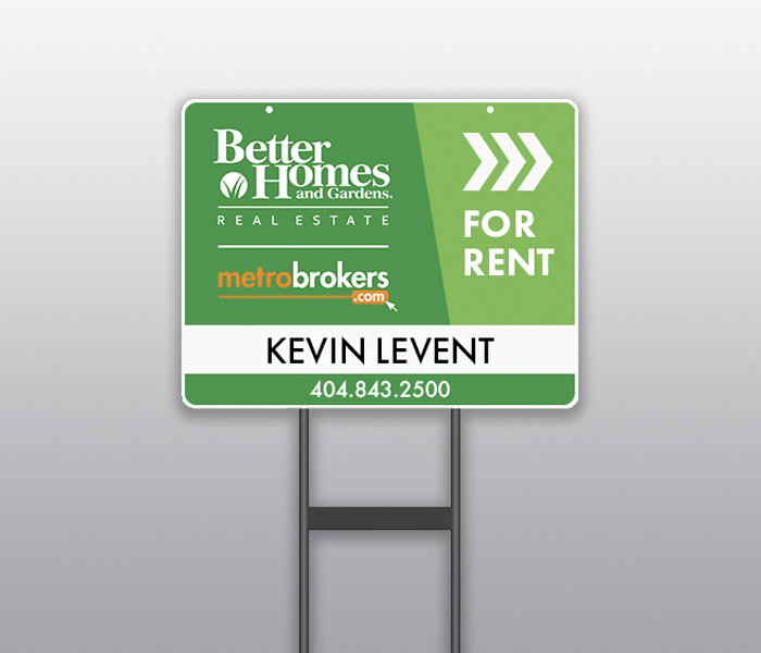For Rent Directional Sign - Metro Brokers Supply