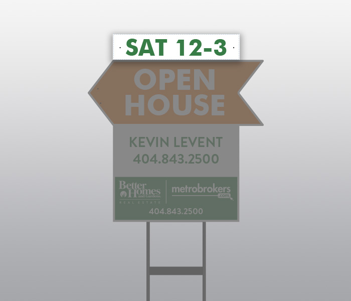 Open House Day & Time Rider - Metro Brokers Supply