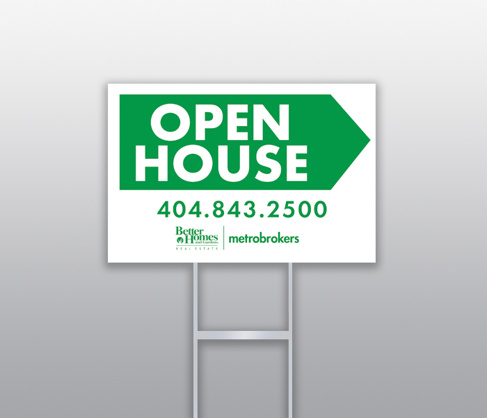 Basic Open House Sign - Pack of 5 - Metro Brokers Supply